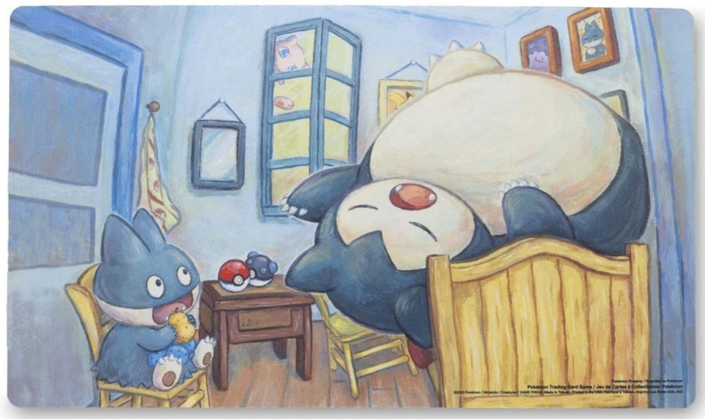 Playmat - Munchlax & Snorlax Inspired by The Bedroom Playmat (Pokemon